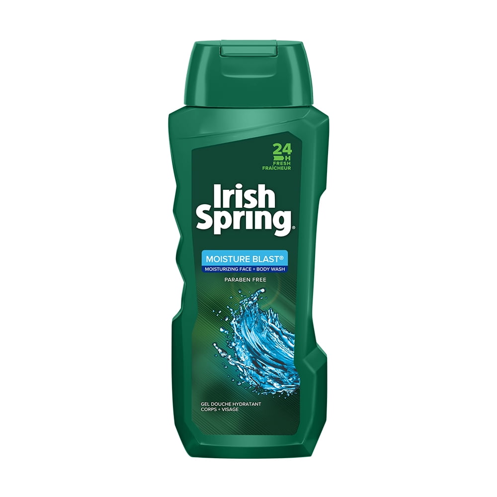 Irish Spring Moisture Blast Scent, Moisturizing Body Wash, for All Skin ...