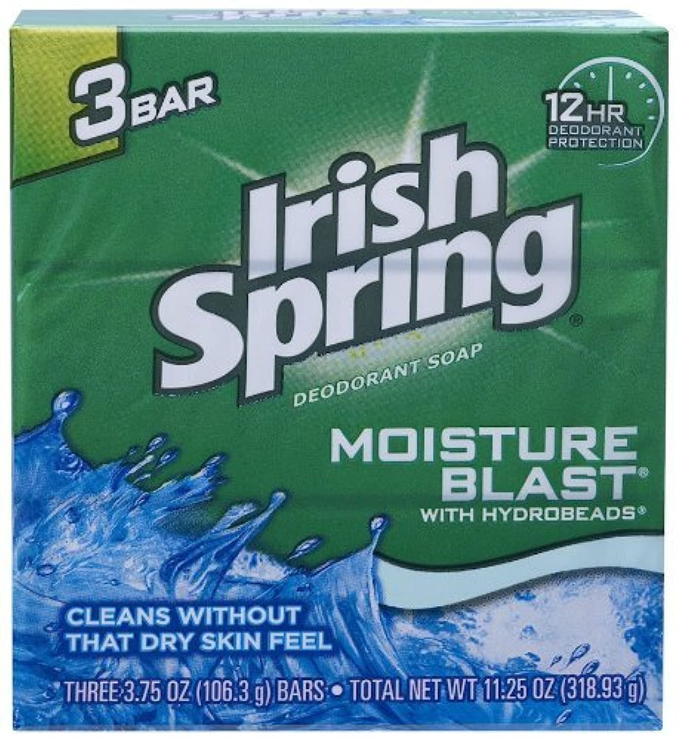 Irish Springs Moisture Blast 3 HYZ01 Pack - Walmart.com