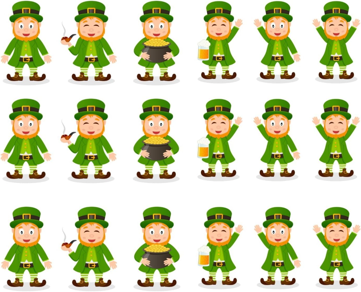 Irish St. Patricks Day Leprechauns Cake Side Designer - Edible Cake ...