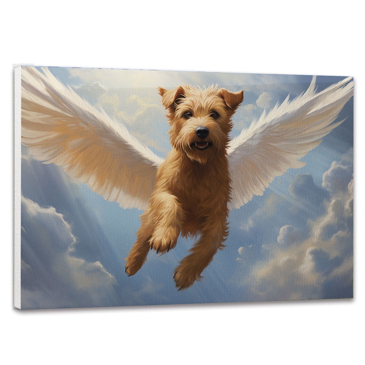 Irish Terrier Dog Memorial Gifts - Waiting At The Door Canvas - Dog ...