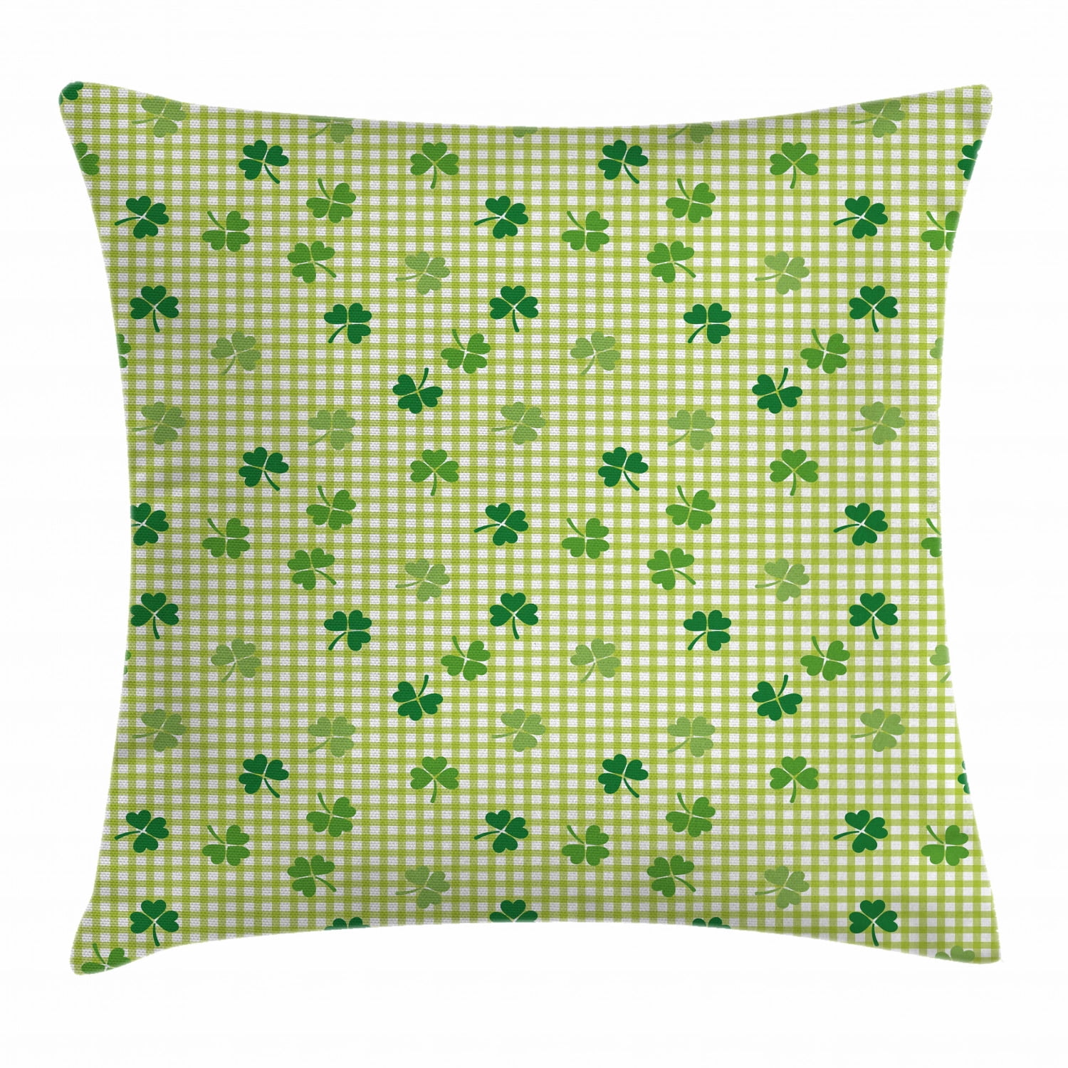 Irish Throw Pillow Cushion Cover, Retro Classical Checkered Pattern ...