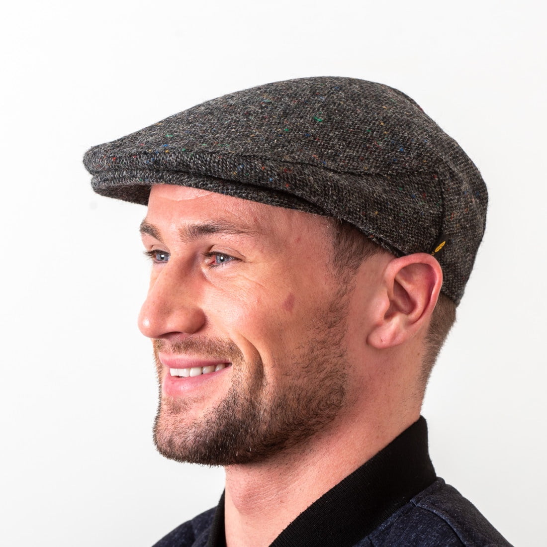 Irish Traditional Donegal Tweed Cap – Authentic Men’s Flat Cap with ...