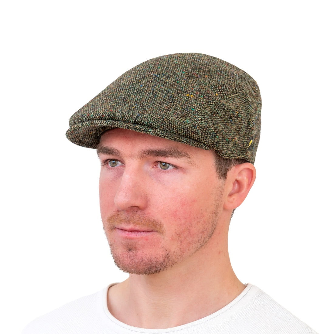 Irish Traditional Donegal Tweed Cap – Authentic Men’s Flat Cap with ...