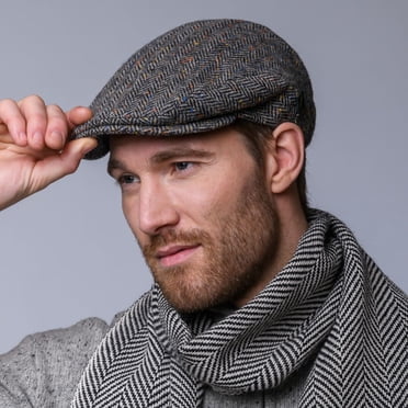 Mucros Weavers 100% Wool Tweed Men's Irish Trinity Flat Cap Made in ...