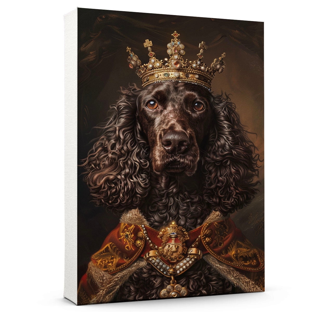 Irish Water Spaniel Poster Master Aristocratic Dog Poster - Dog Art ...