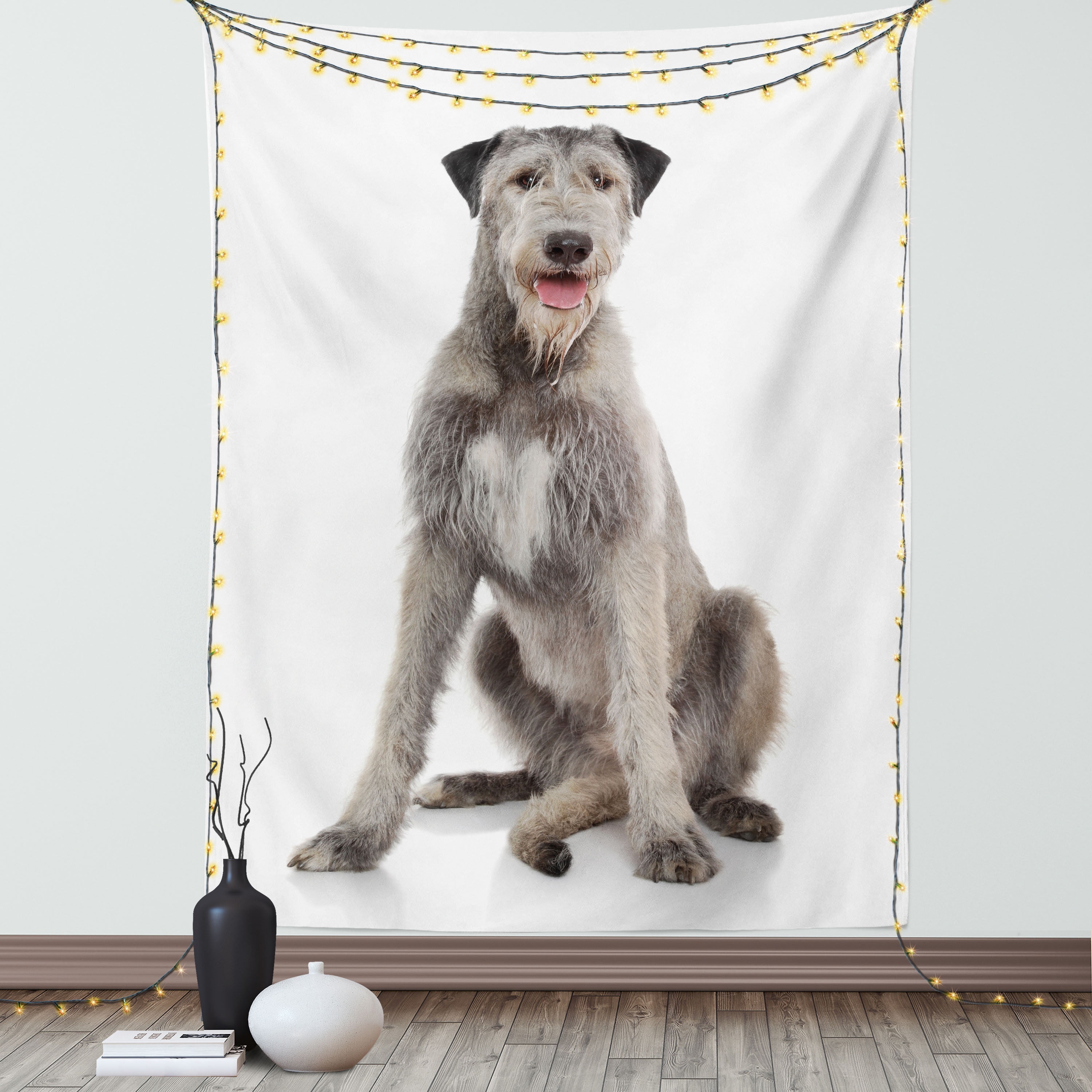Irish Wolfhound Tapestry, Substantial Sized Sight-hound Furry Animal ...