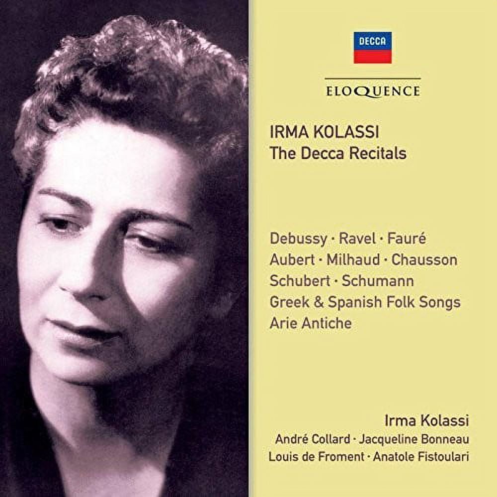 Irma Kolassi - Irma Kolassi: Decca Recitals - Music & Performance - CD ...