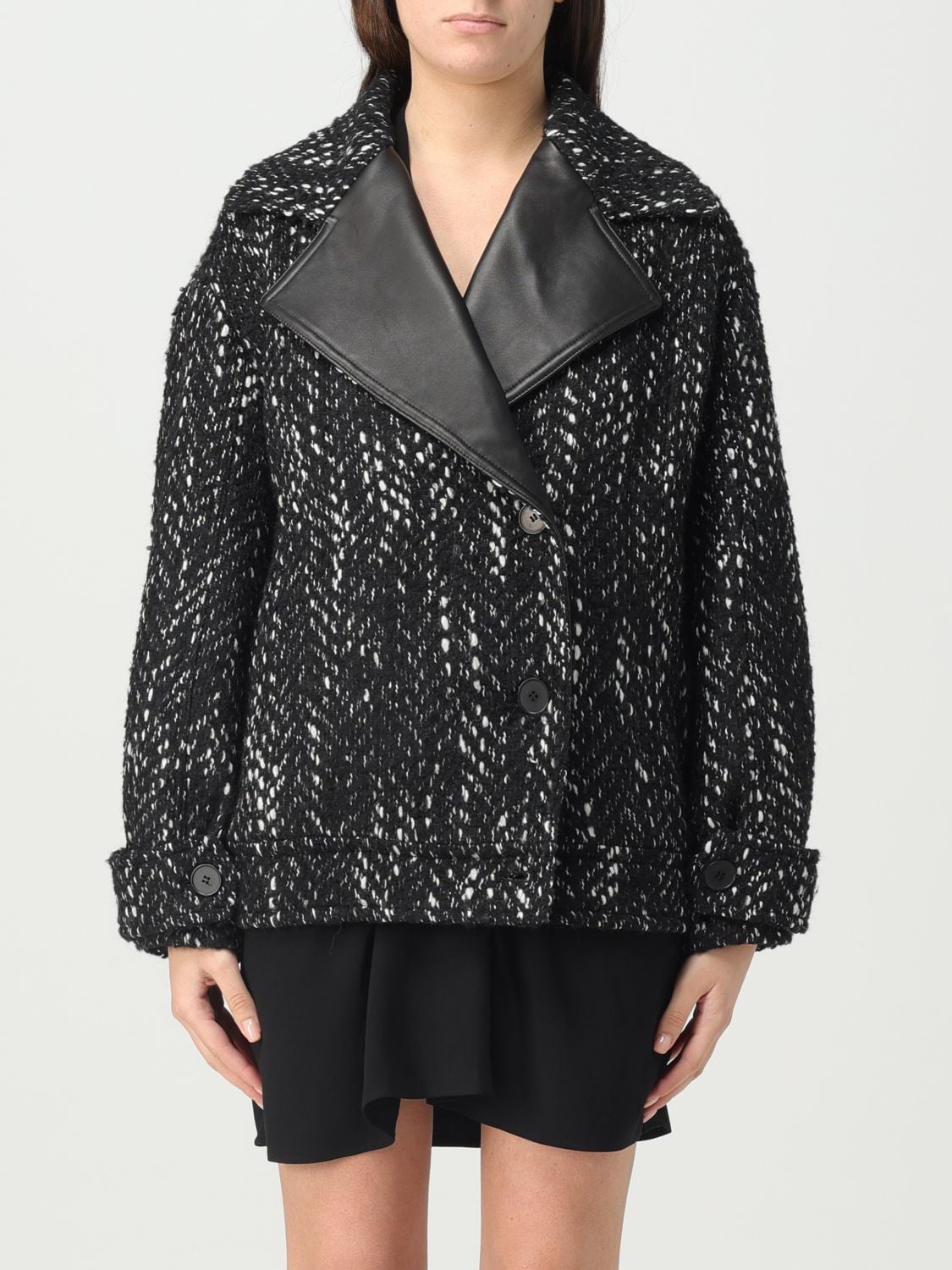 Iro Coat Woman Black Woman - Walmart.com