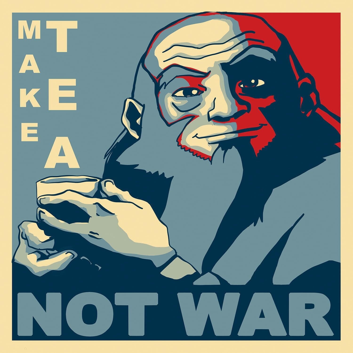 Iroh - Make Tea Not War Poster for Boys & Girls Bedroom Decor Wall Art ...