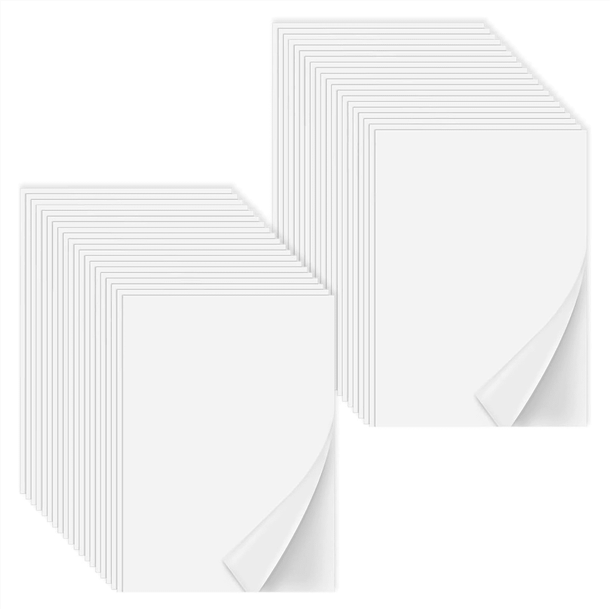 Iron on Adhesive Sheets 40PCS, Heavy Weight Double-Sided Heat Melt ...
