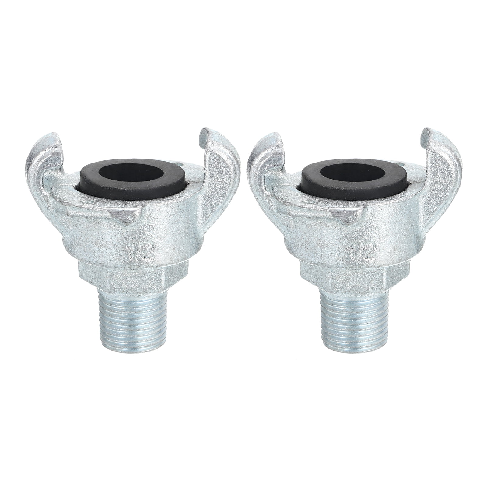 Iron Air Hose Fitting, 2Pack 1/2" NPT Male 2 Lug Chicago Fitting ...