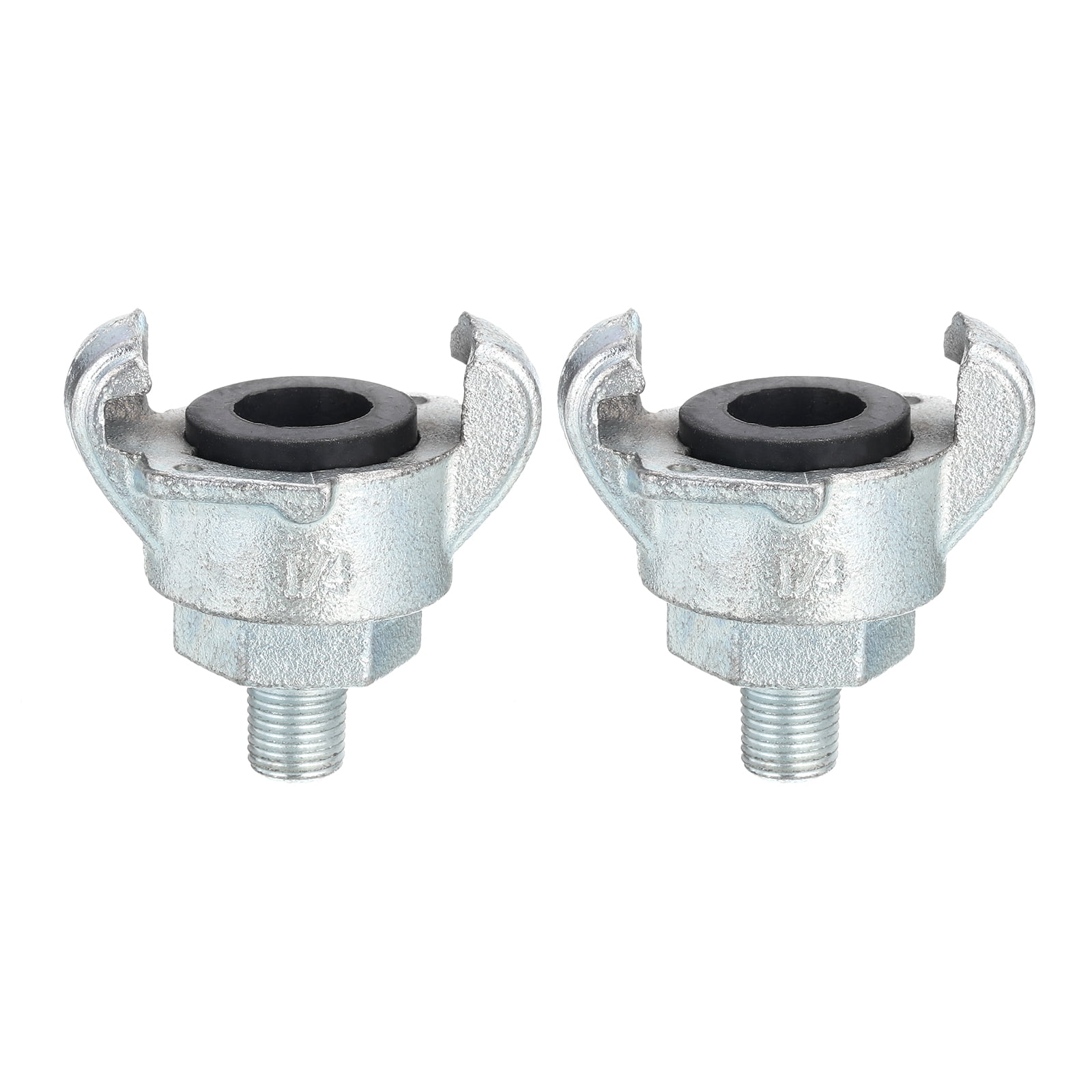 Iron Air Hose Fitting, 2Pack 1/4" NPT Male 2 Lug Chicago Fitting ...
