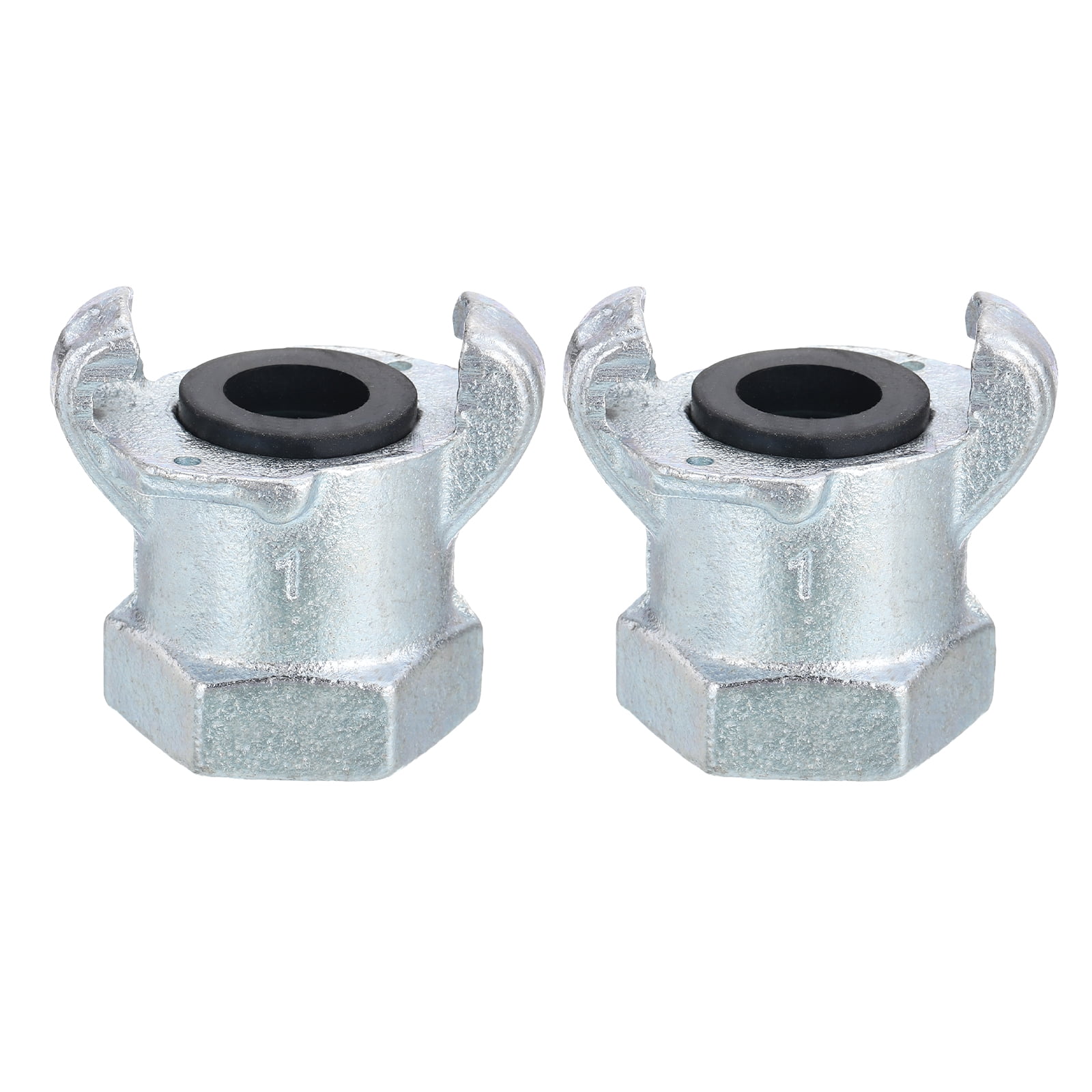 Iron Air Hose Fitting, 2Pack 1" NPT Female 2 Lug Chicago Fitting ...