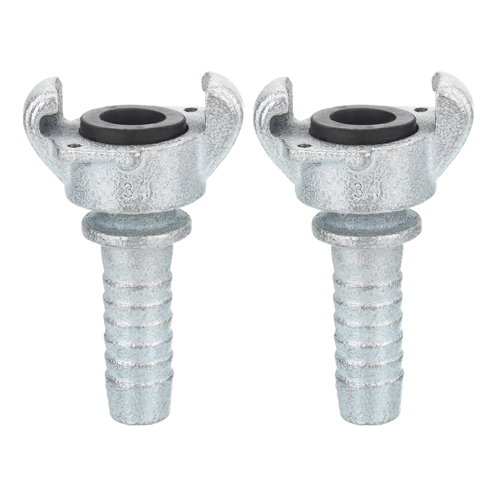 Iron Air Hose Fitting, 2Pack 3/4" Hose End Barbed, 2 Lug Chicago ...
