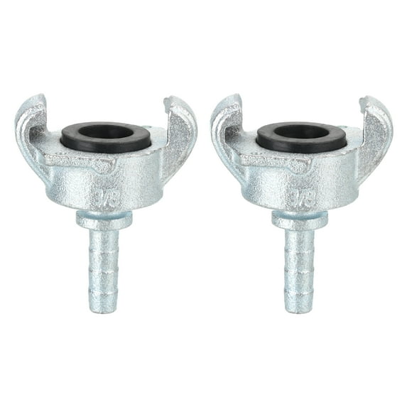 Iron Air Hose Fitting, 2Pack 3/8" Hose End Barbed, 2 Lug Chicago ...