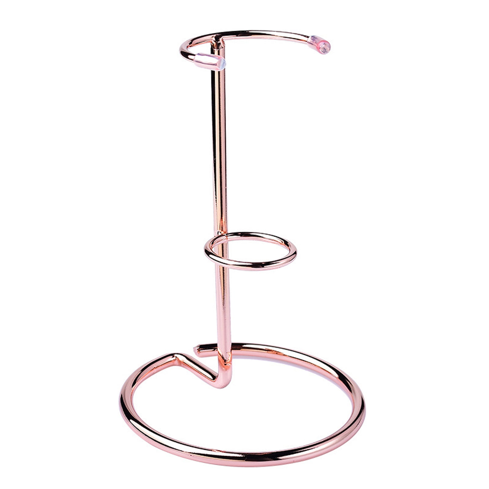 Iron Arm Wand Display Stand Holder Round Base Design Iron Base Faux ...