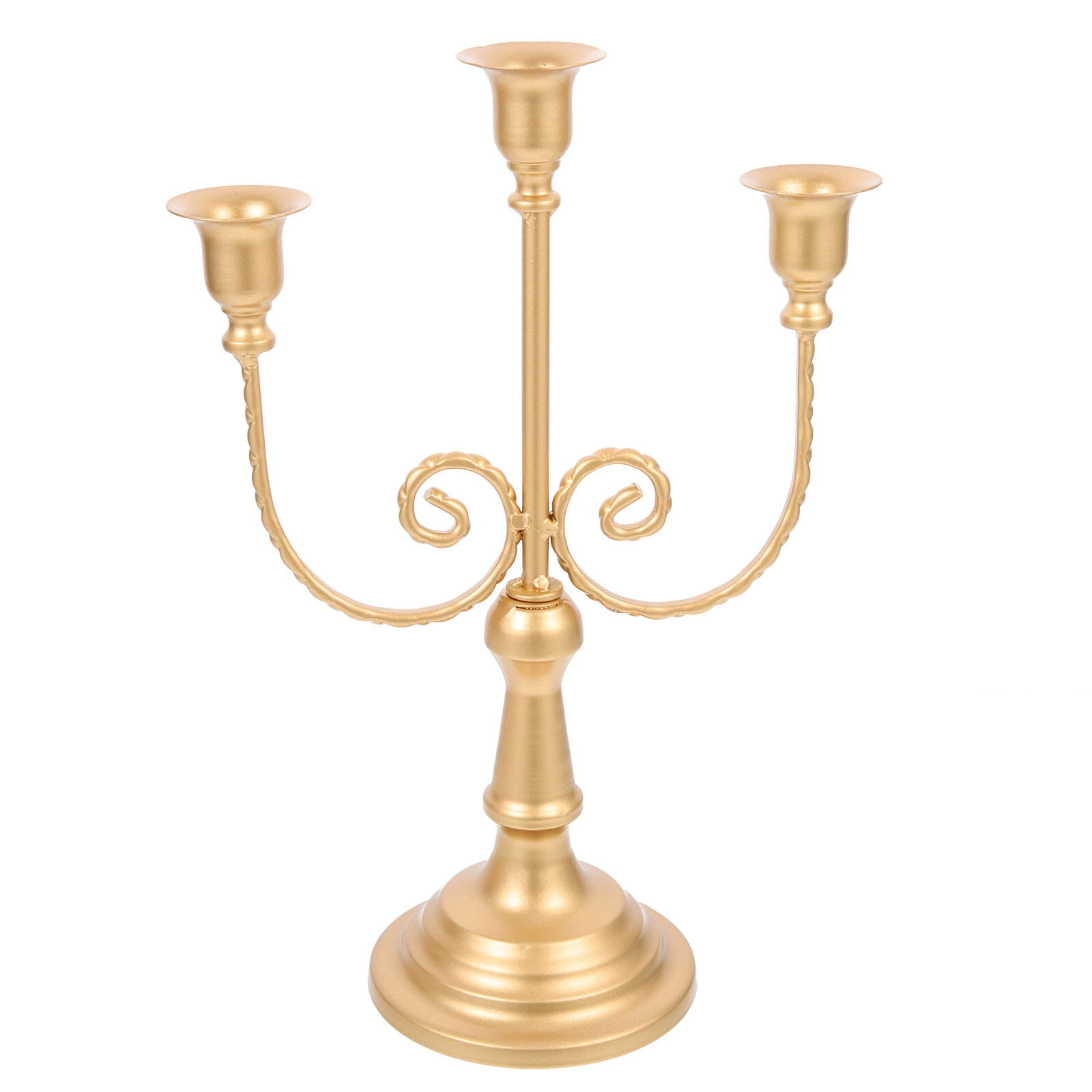 Iron Art Candelabrum Detachable Candlestick European Style 3-arms ...