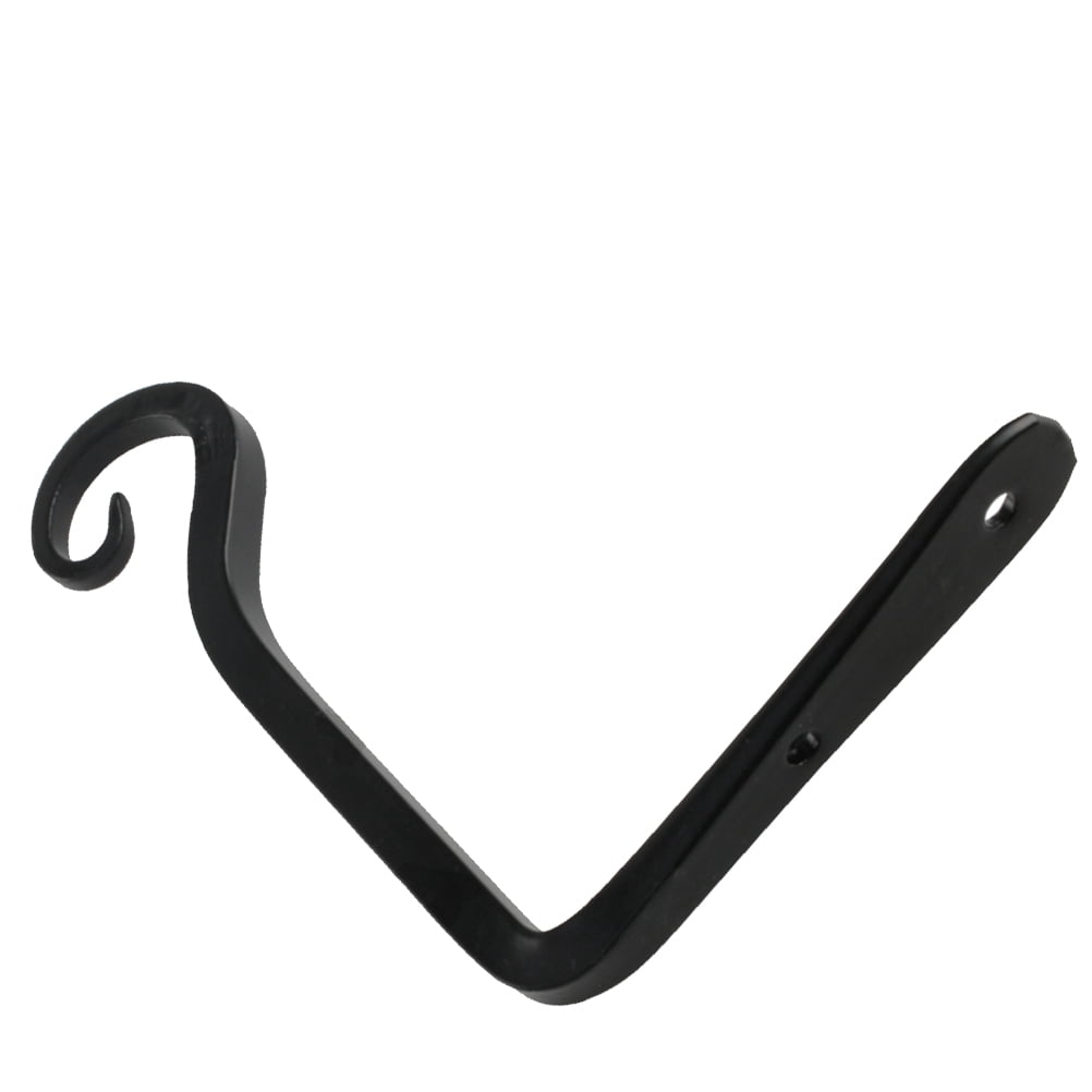 Iron Art Curved Flower Pot Hook Flowerpot Clothes Hanger Swivel Hook ...