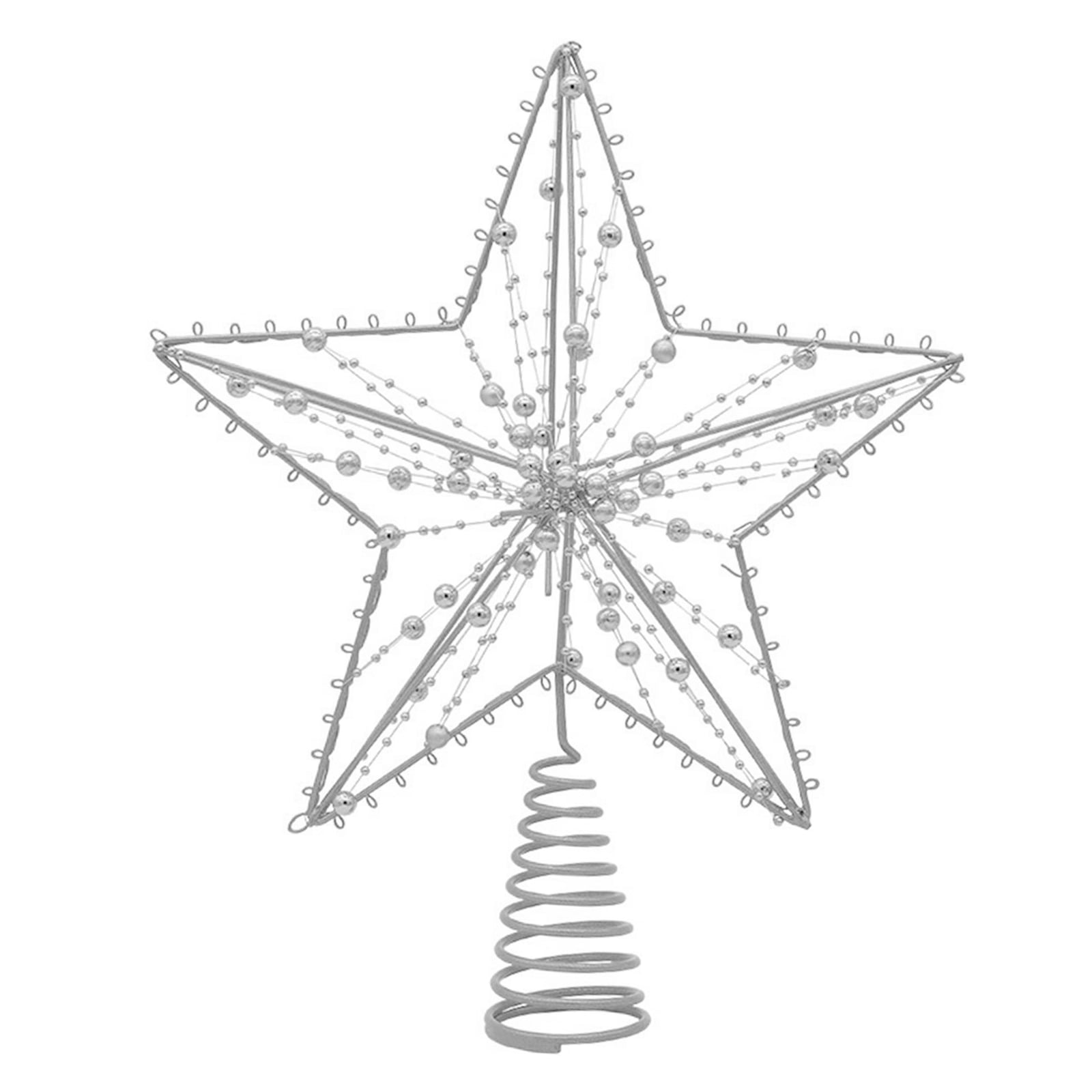 Iron Art Ornament Beautiful Christmas Tree Toppers Christmas Party ...