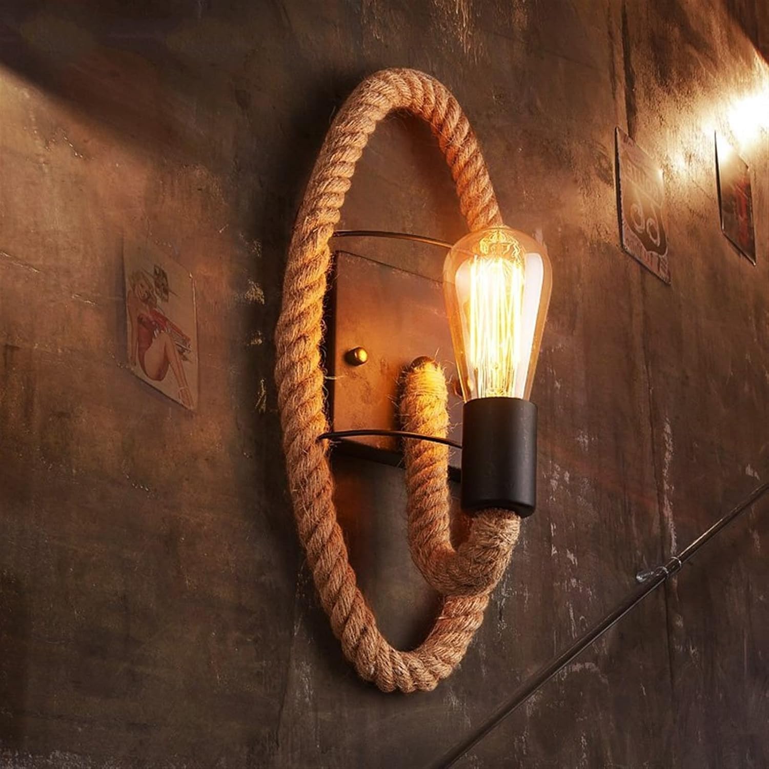 Iron Art Wall Lamp Long Pole Gold Simple Wall Light Living Room Bedroom ...