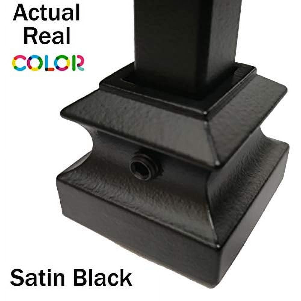 Iron Baluster Shoes (10-Pack) for 1/2" Square Iron Balusters Metal ...