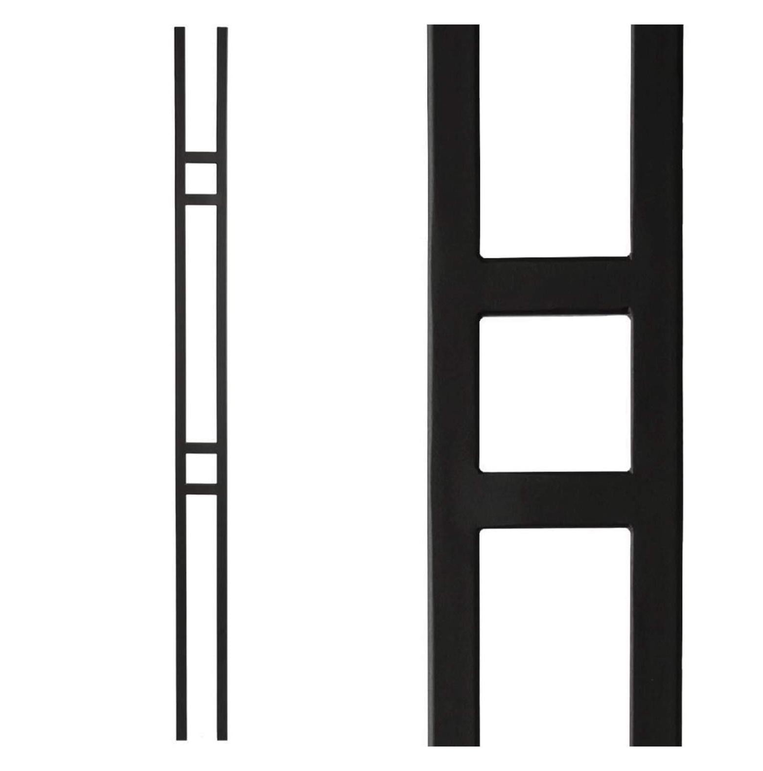 Iron Balusters for Staircase Double Panel (Contractor Pack of 10 ...