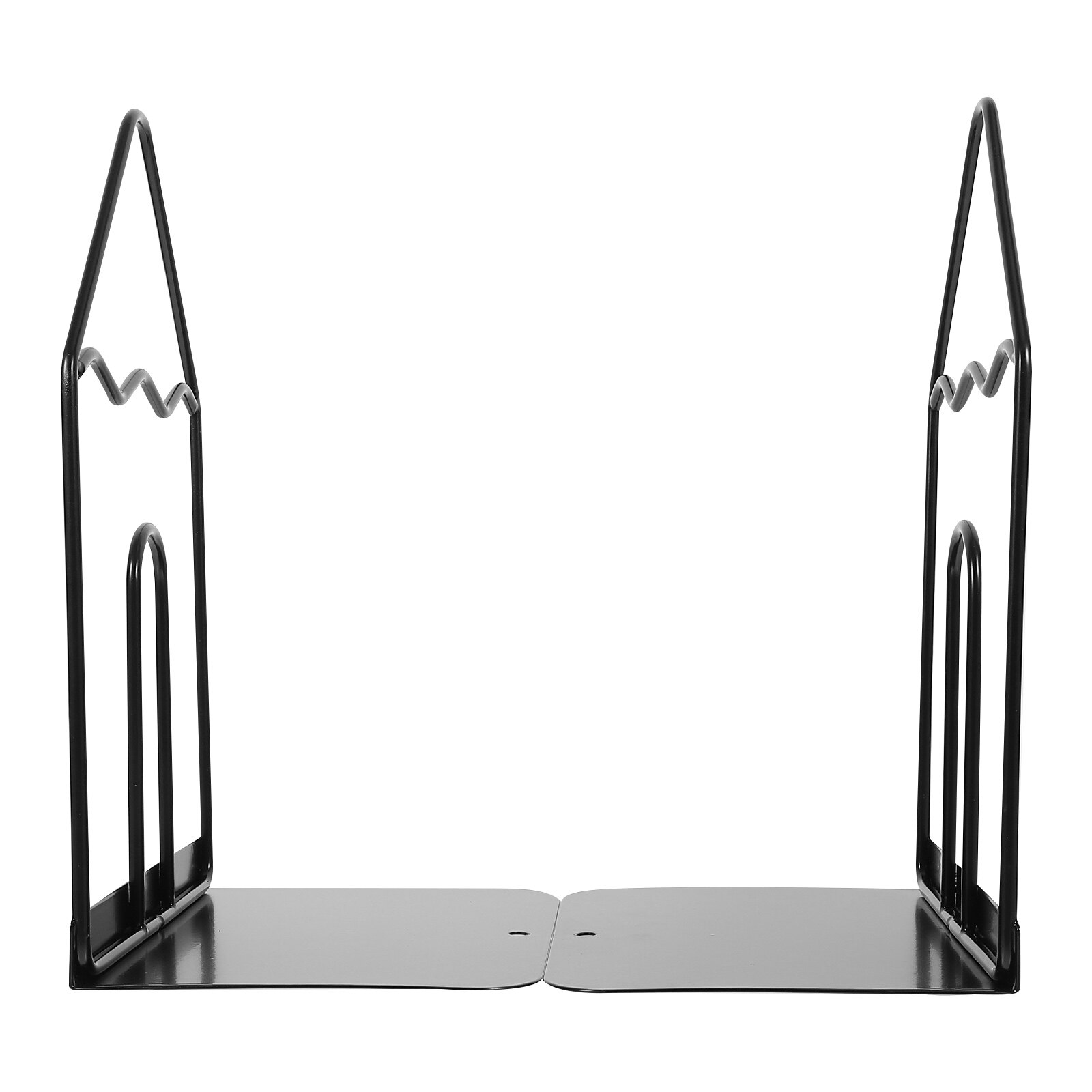 Iron Bookend Decorative Book Stand Chic Book Stopper for Home Office ...