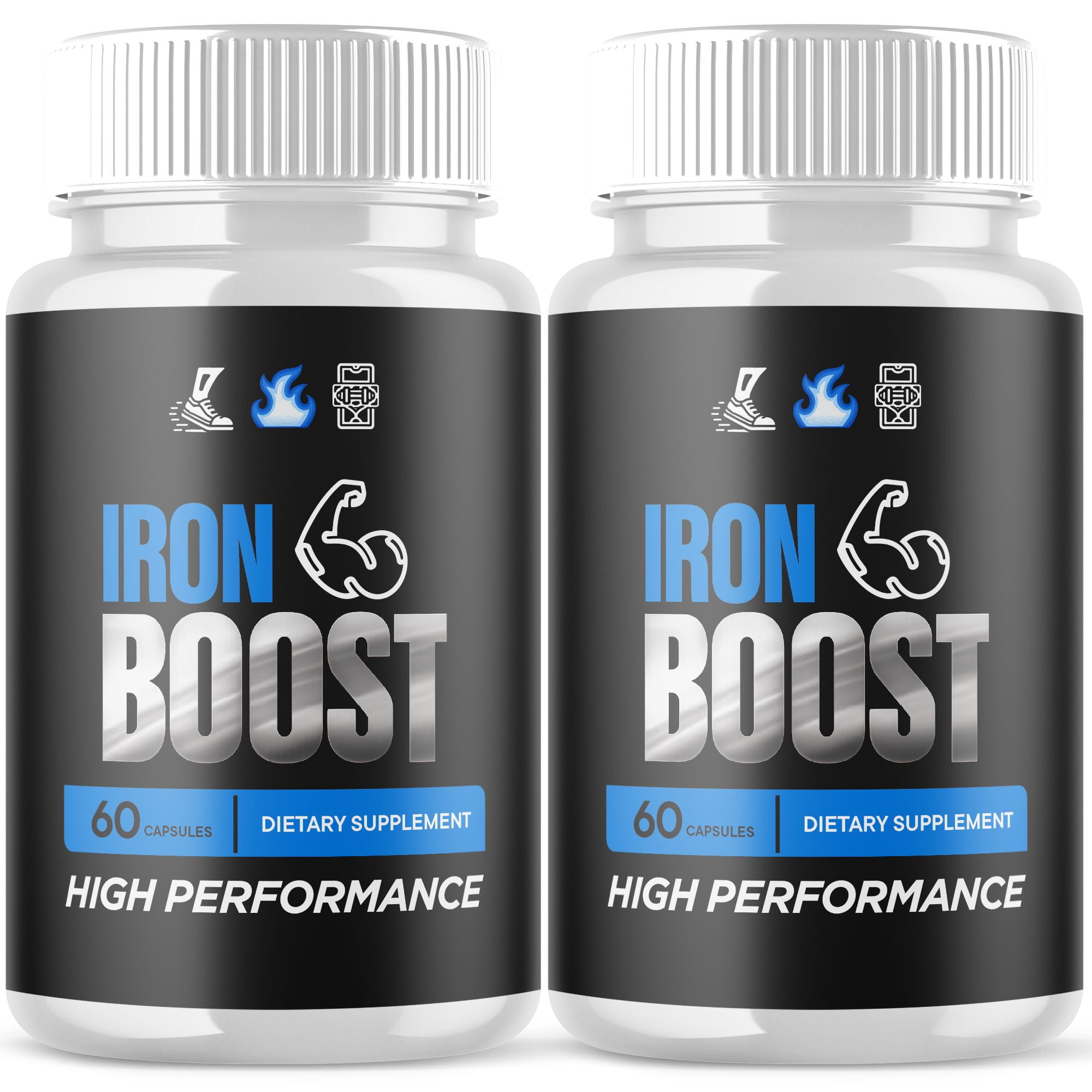 Iron Boost Advanced Formula Pills All Natural Vitamin Supplement ...