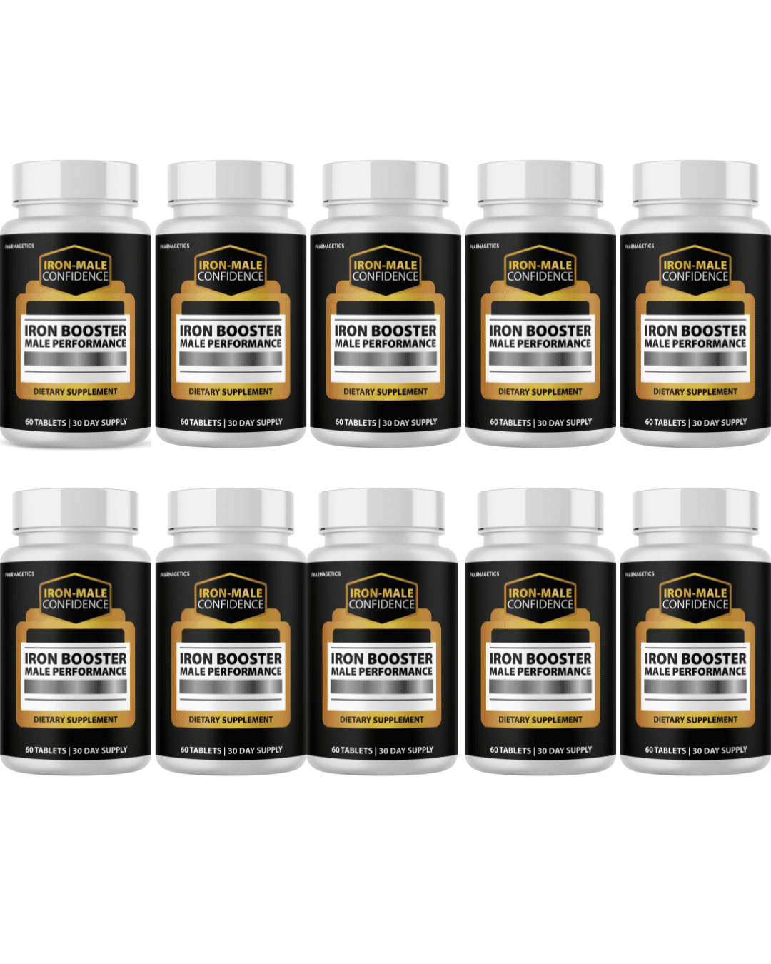 Iron Booster Male Performance, IronBooster Advanced 10 Bottles ...