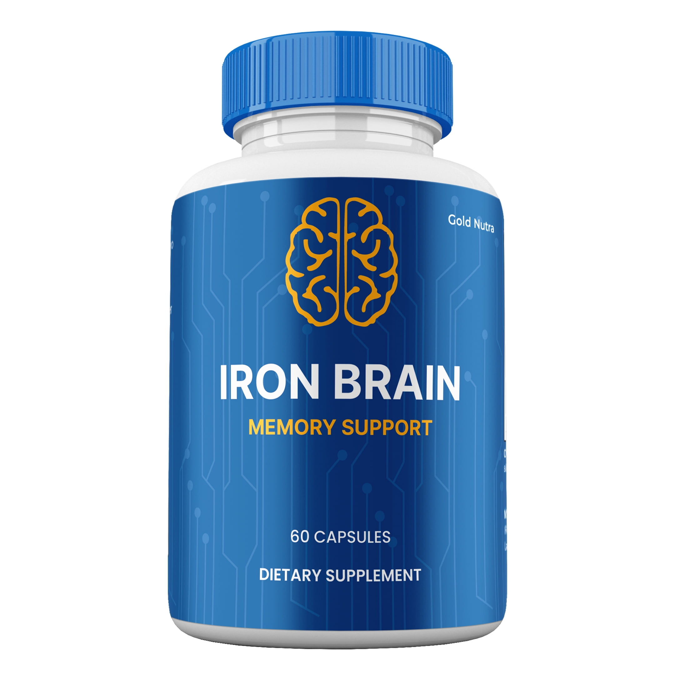Iron Brain Capsules, Maximum Strength Pills Cognitive and Brain ...