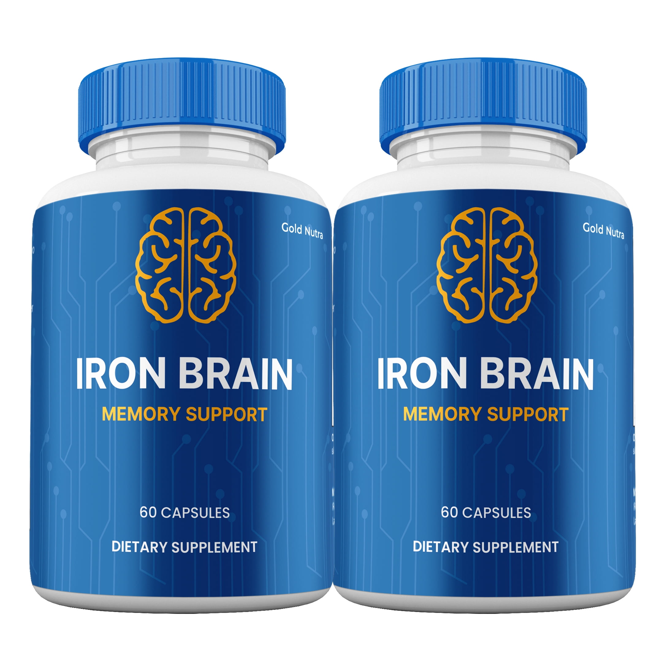 Iron Brain Capsules, Maximum Strength Pills Cognitive and Brain ...