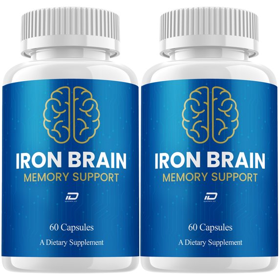 Iron Brain Supplement Capsules – IronBrain Natural Blend Memory Focus ...