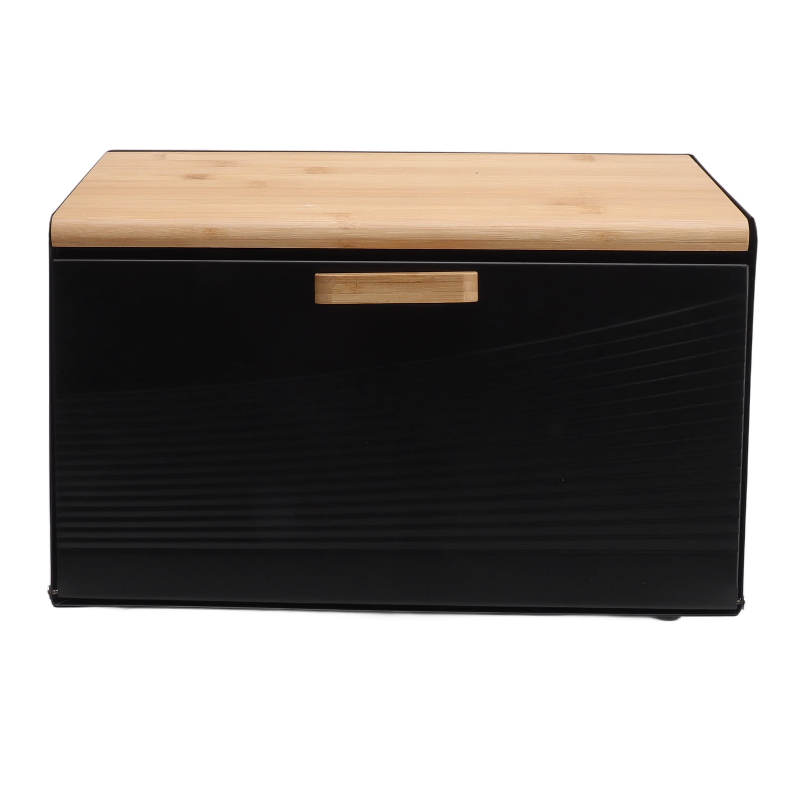 Iron Bread Box Trapezoidal Bread Organizer Bins with Flip Lid Bread Box ...