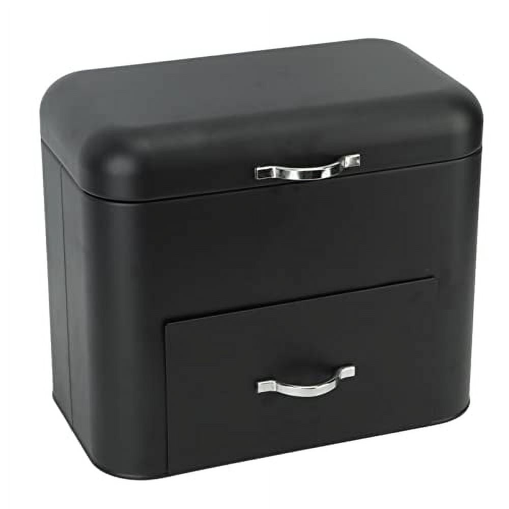 Iron Bread Storage Container, Keep Iron Home Bread Container Large ...