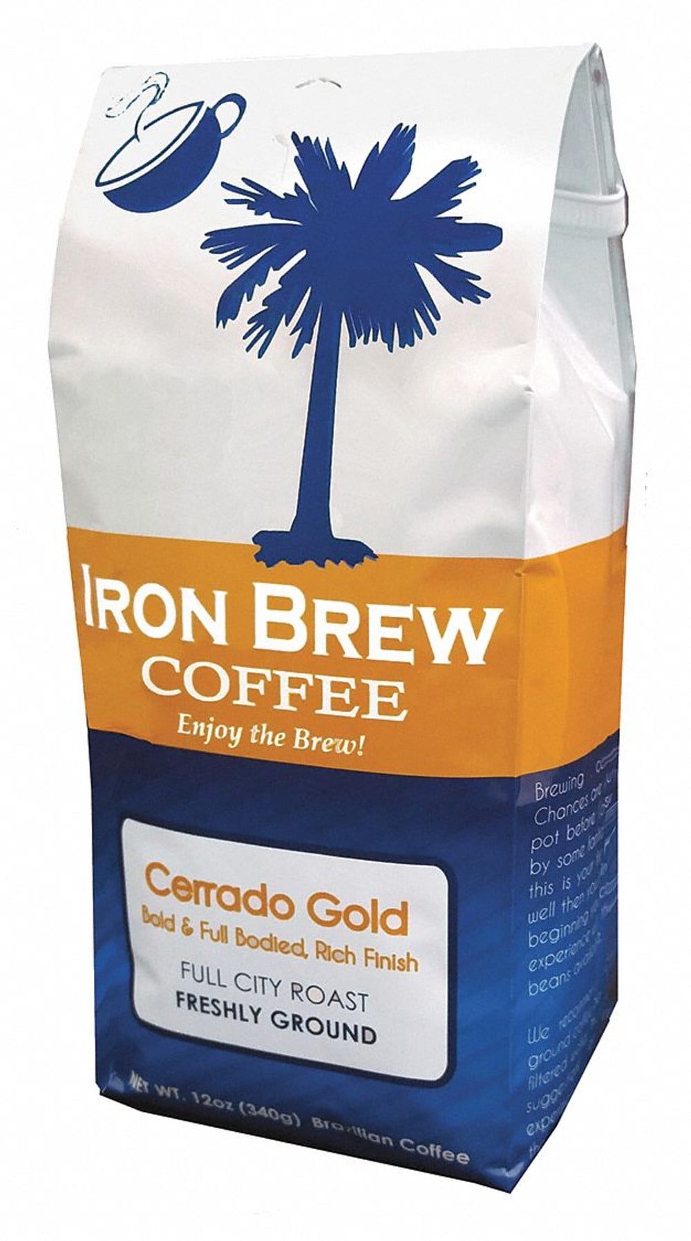 Iron Brew Coffee,Cerrado Gold,Caff,Ground B-12CG B-12CG ZO-G7109369 ...