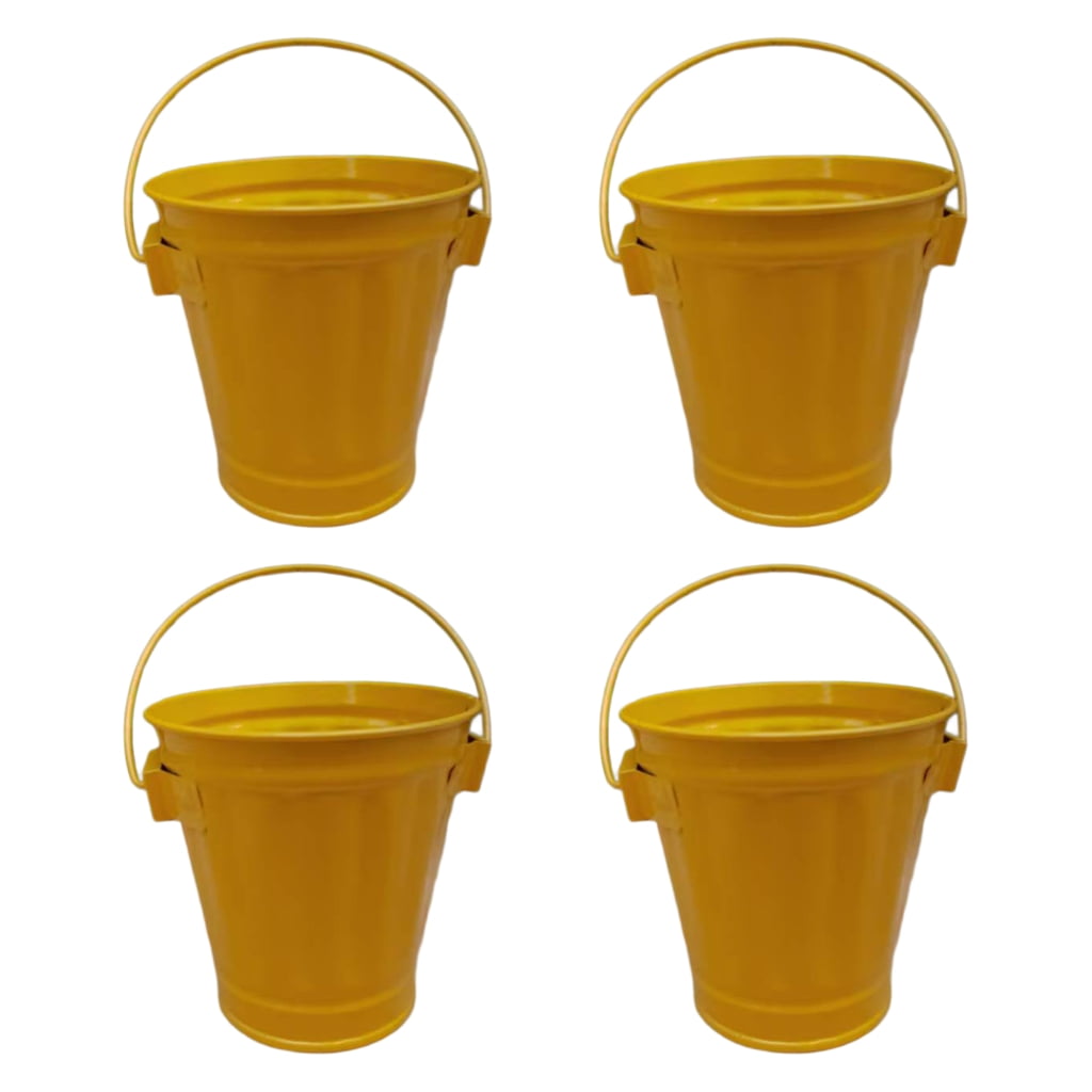 Iron Bucket Colorful Garden Pails Perfect For Craft Projects And Floral ...