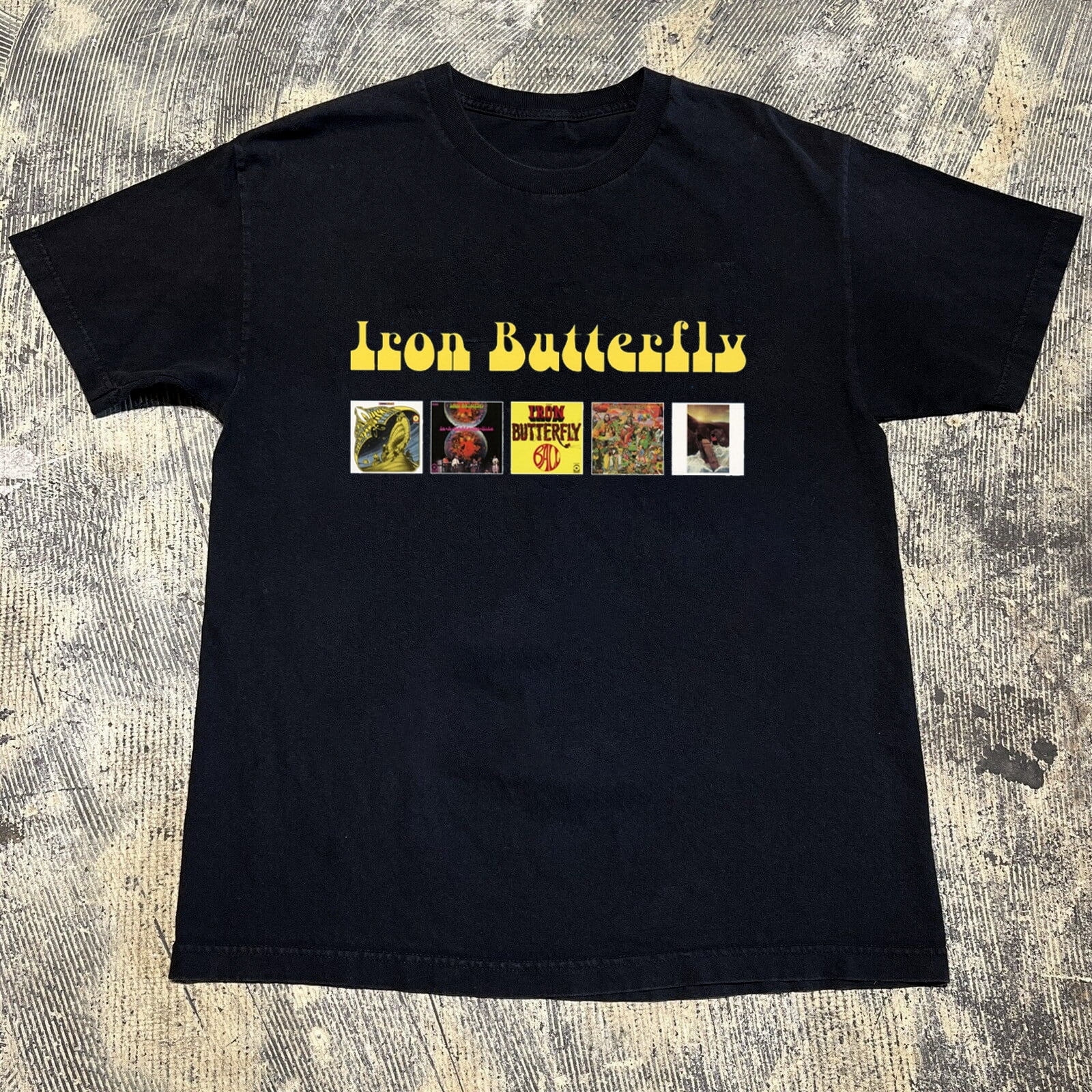 Iron Butterfly Band Collection Album Black All Size Unisex Shirt AR301 ...