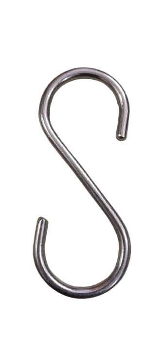 Iron CLAD S Hook Stainless Steel 35 inch 3 mm Pack of 4 Multipurpose ...