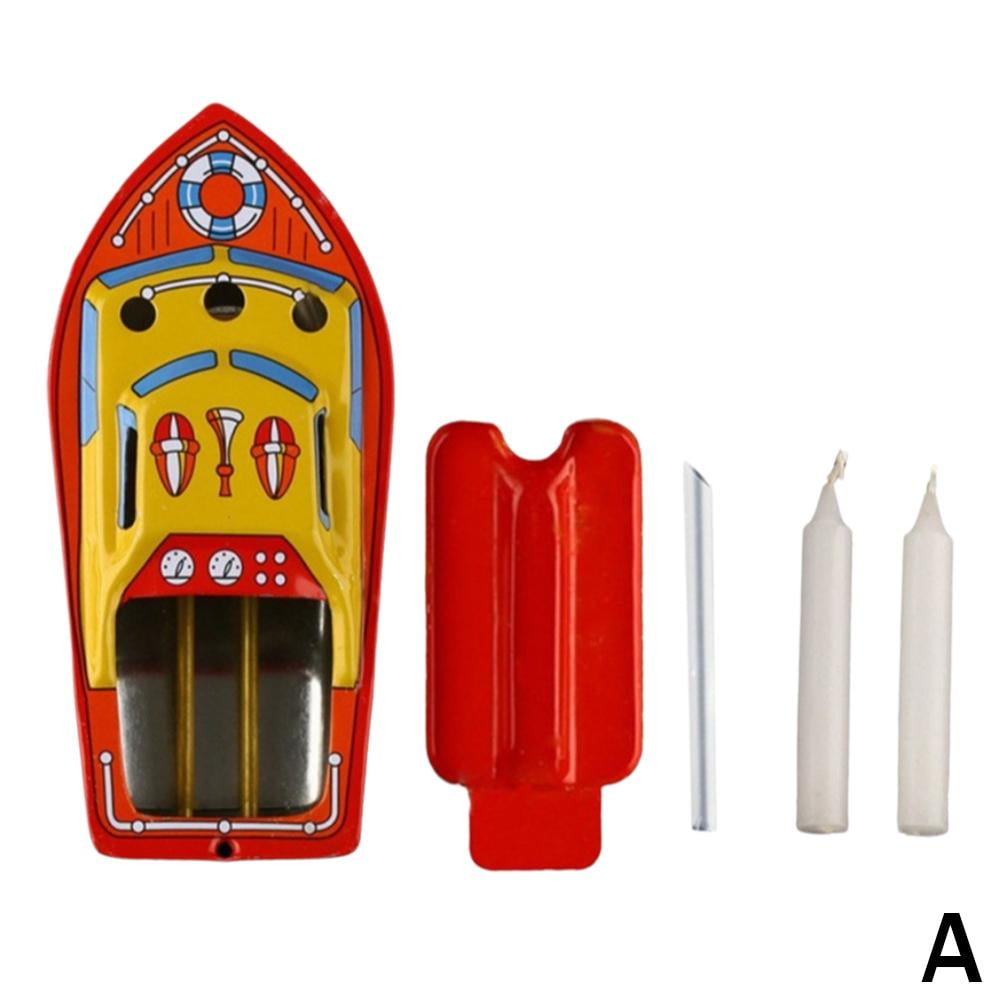 Iron Candle Boat Educational Steam Boat,Vintage Nostalgia Candle Boat ...
