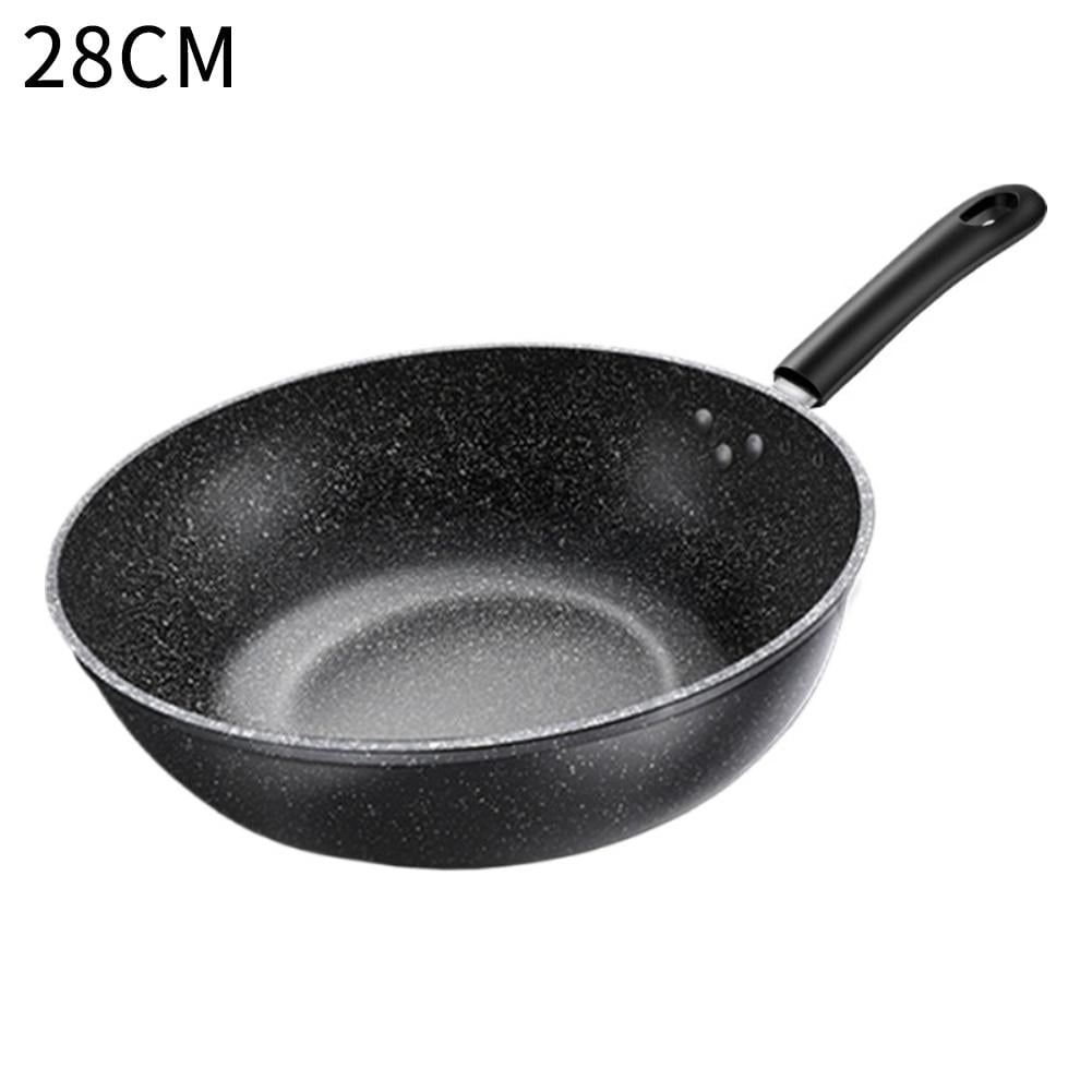 Iron Ceramic Nonstick Frying Pan With Lid for Family Cooking, Nonstick ...