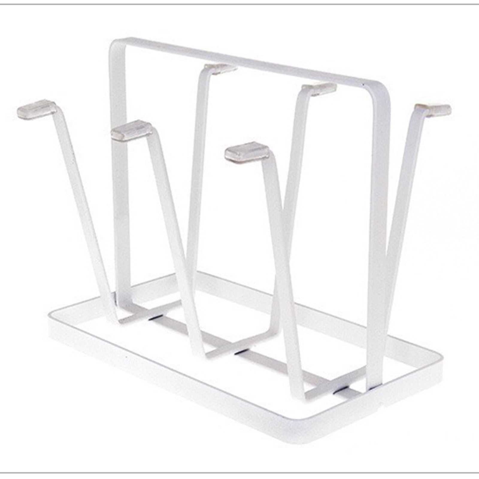 Iron Coffee Mug Rack 6 Cup Holder with Detachable Drainage Tray ...