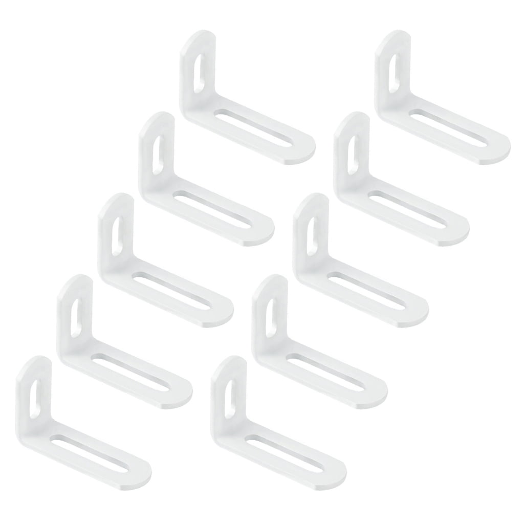 Iron Corner Brackets Set With Double Grooves Wall Mounting Brackets for ...