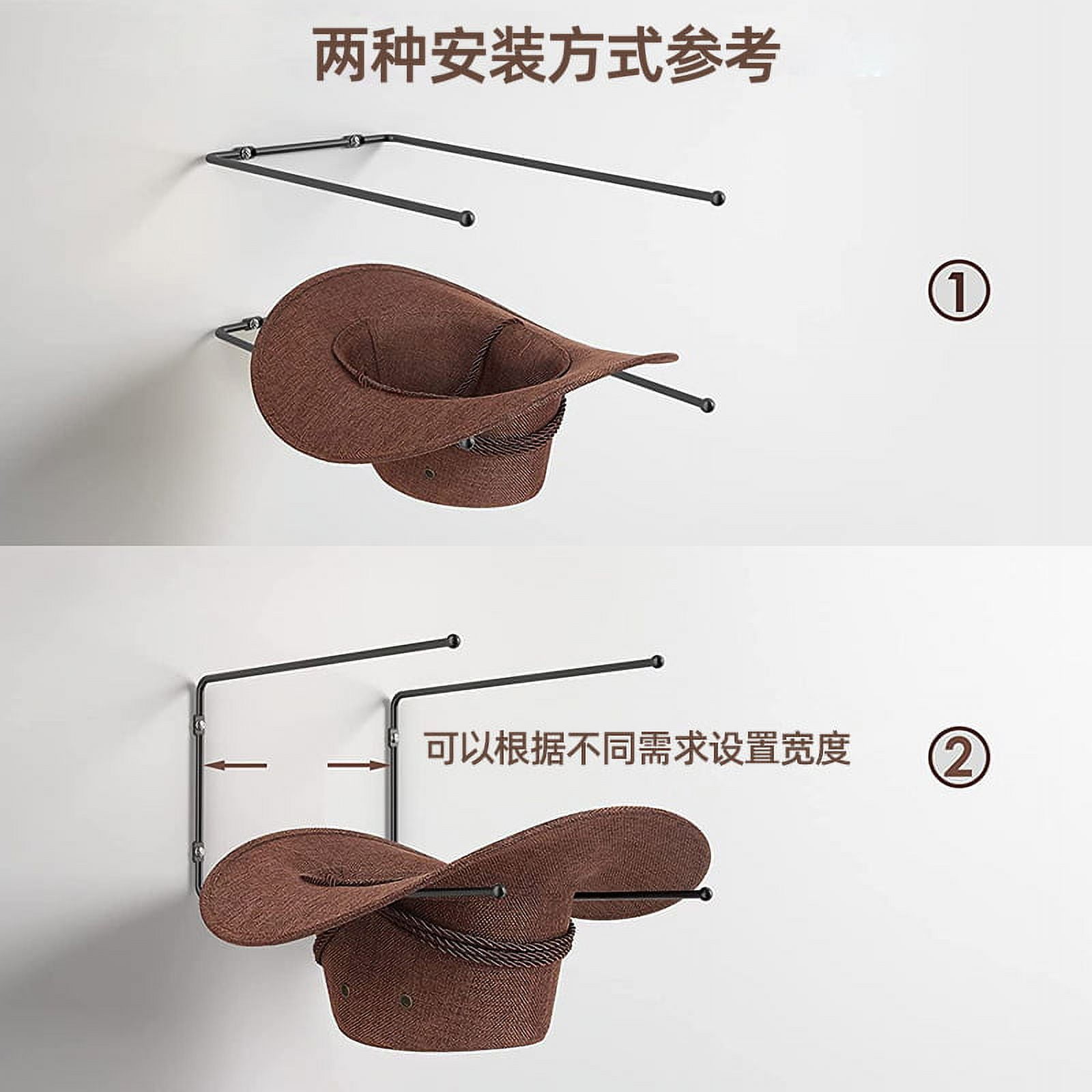 Iron Cowboy Hat Rack Cowboy Hat Holder Hat Hangers Cowbody Storage ...