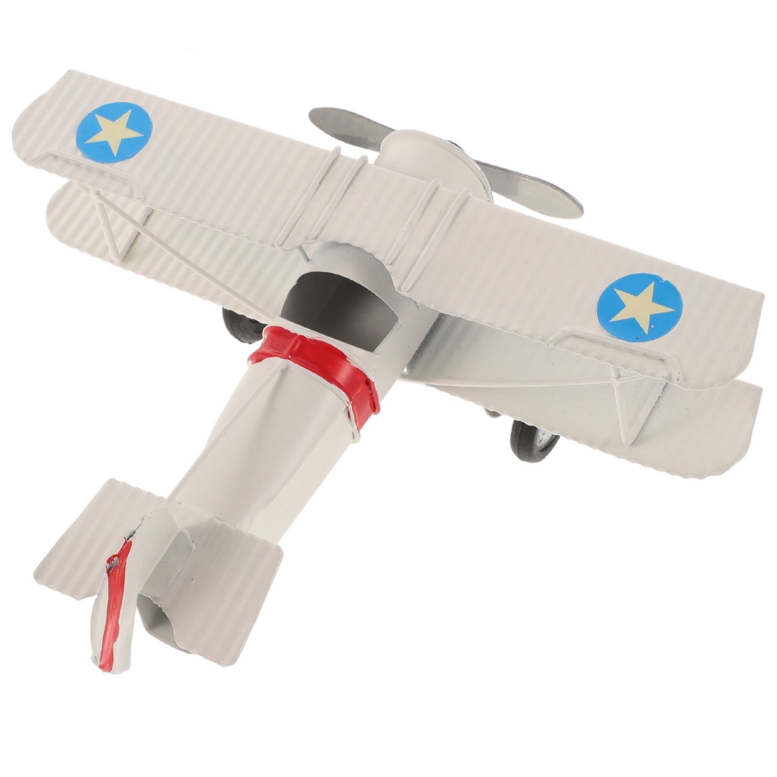 Iron Craft Plane Adornment Model Airplane Biplane Kit Planes Child ...