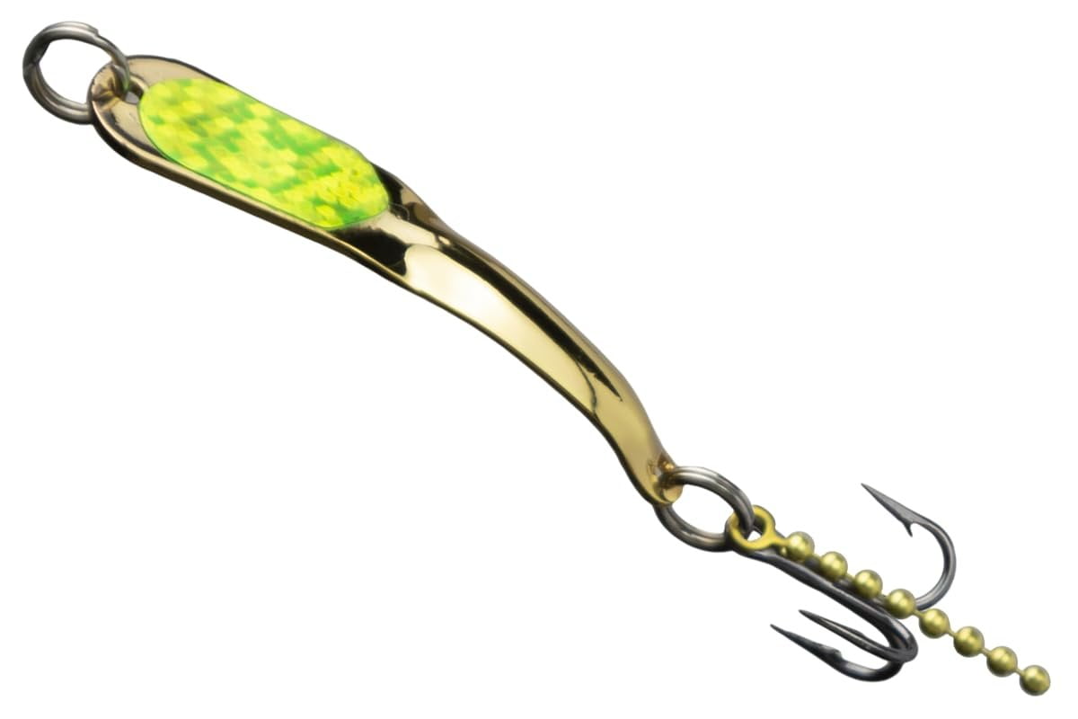 Iron Decoy Steely 1 Lure 1.5'', Gold/Chartreuse, 1/12 oz - Walmart.com