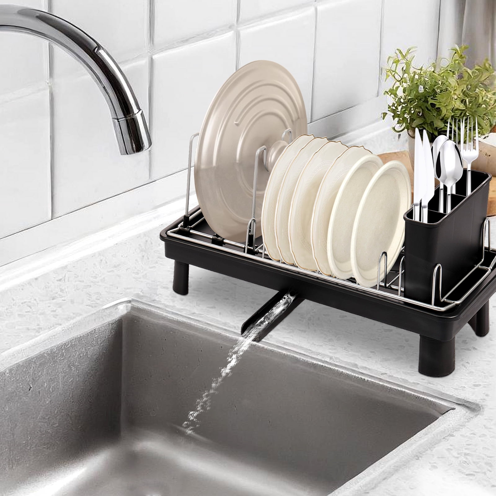 Iron Dish Drying Rack for Pot Lid Chopstick Multifunctional Large ...