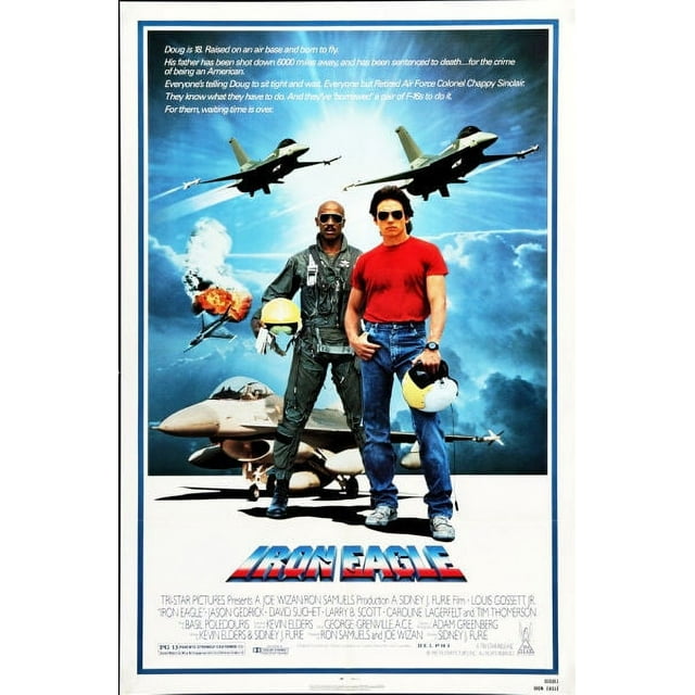 Iron Eagle Movie Poster 24In x 36In Art Poster 24x36 Multi-Color Square ...