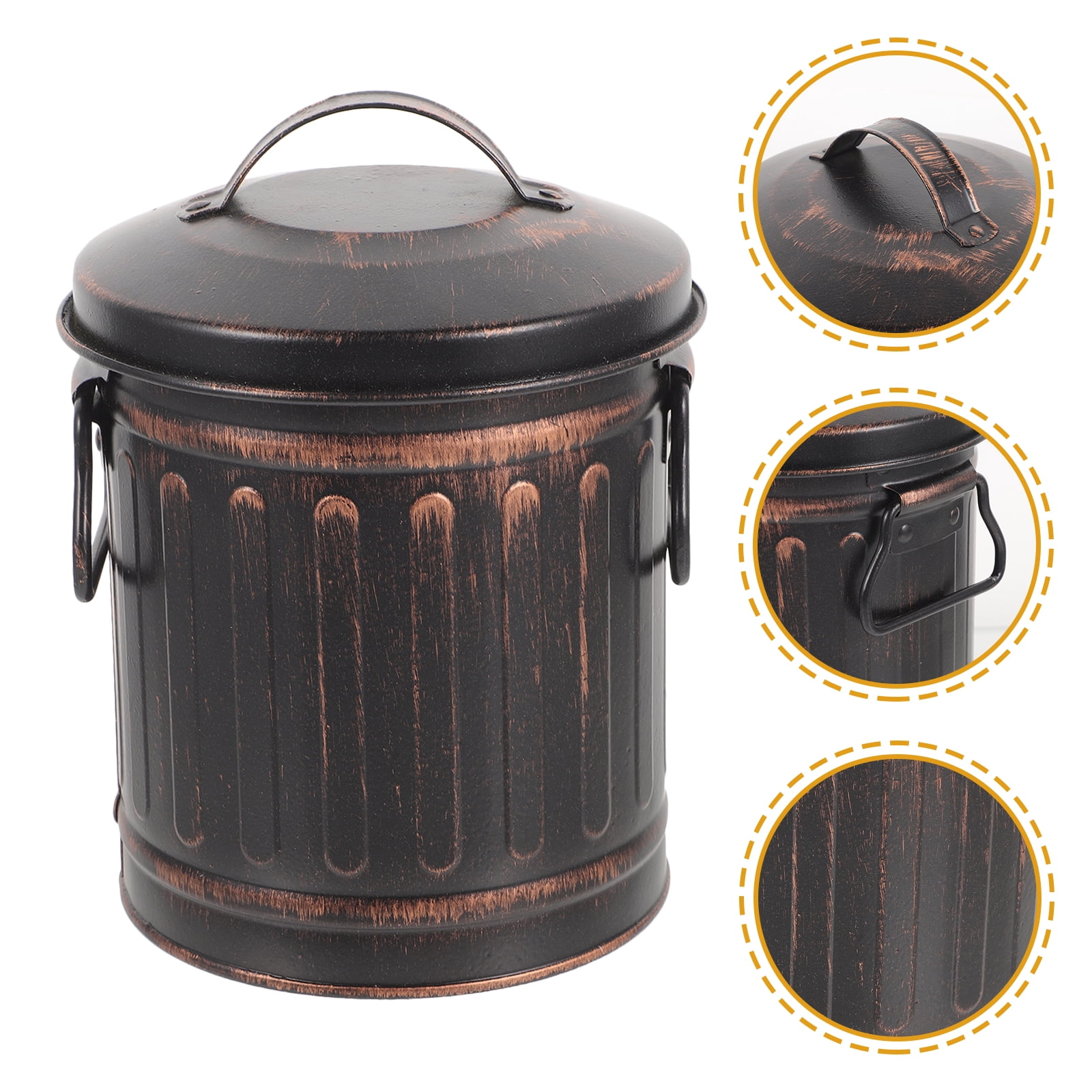 Iron Fireplace Ash Bucket,Fireplace Ash Bucket Household Coal Bucket ...