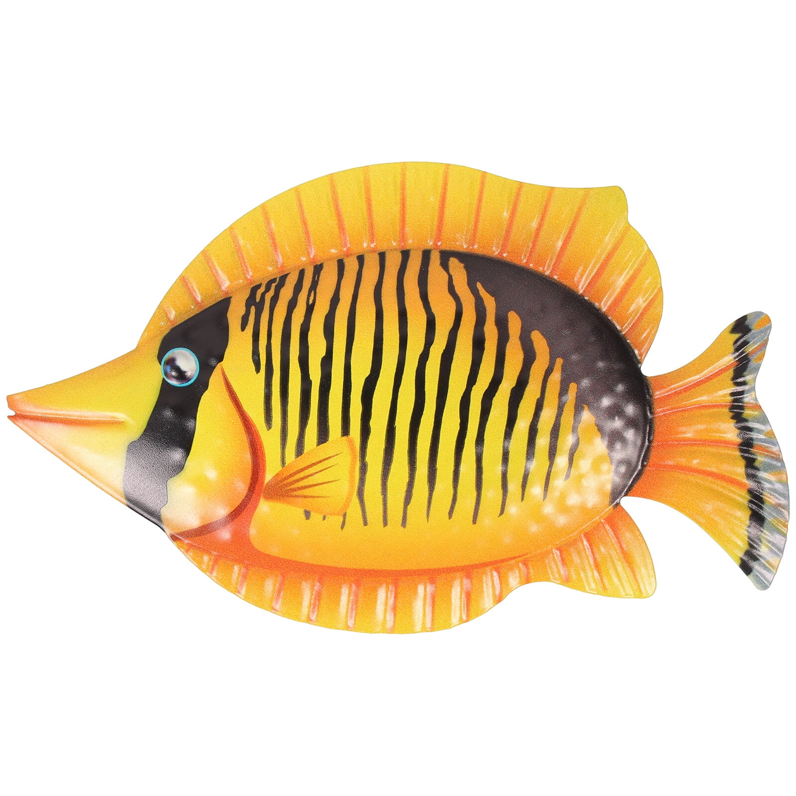 Iron Fish Wall Decor Metal Fish Sculpture Wall Art Decor for Home ...