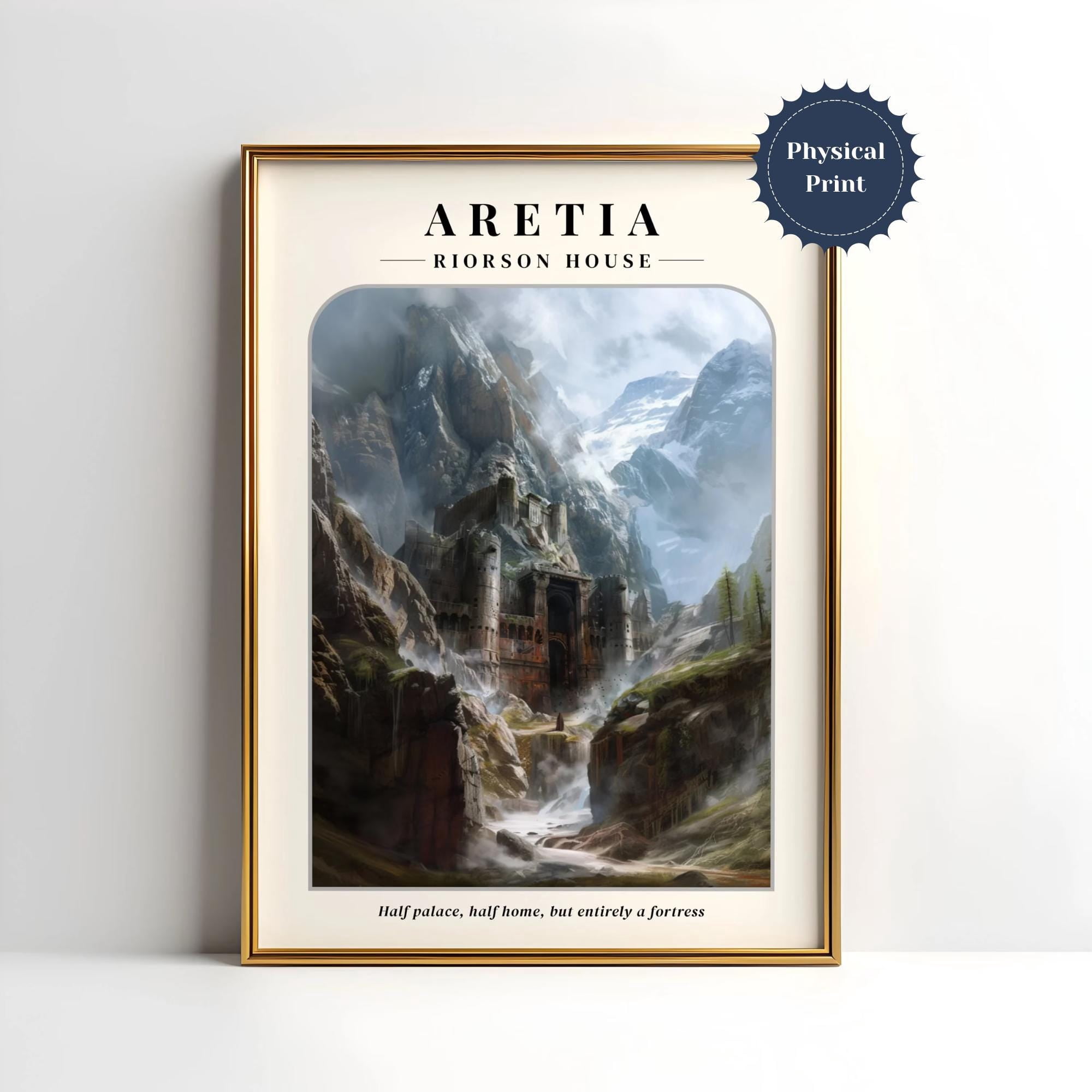 Iron Flame Riorson House Physical Poster | Fourth Wing Poster Art ...